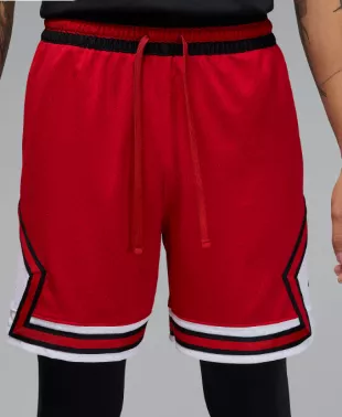 Nike - Jordan Red & White Trim 'Diamond' Shorts