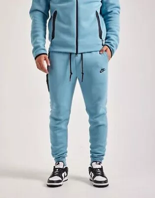 Nike - Denim Turquoise Fleece Joggers