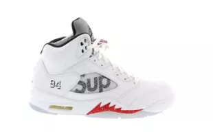 jordan - Jordan 5 Retro x Supreme 'White'