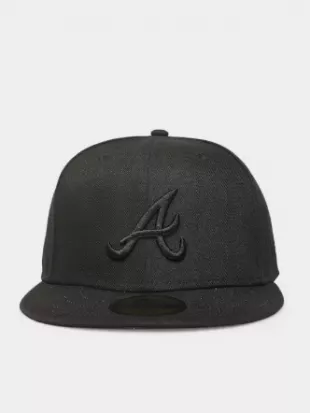 New Era - Atlanta Braves All Black 59FIFTY
