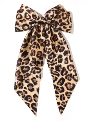Amazon - Large Leopard Hair Bows
