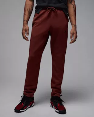 jordan - Dark Pony Red Hoop Fleece Pants