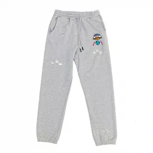 Members of the Rage - Grey Distressed UFO-Logo Sweatpants