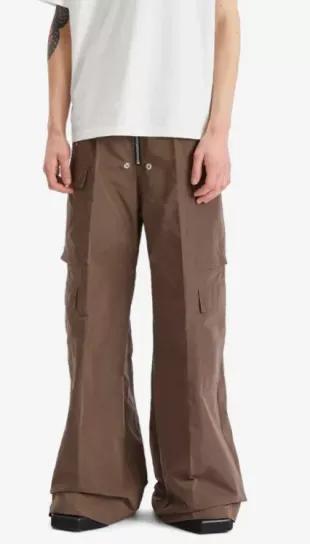 Rick Owens - Dust Brown 'Cargobelas' Baggy Pants