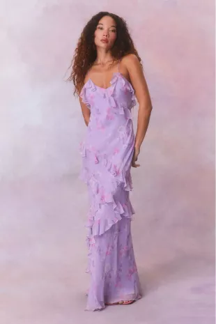 loveshackfancy - Rialto Fragrance Print Maxi Dress