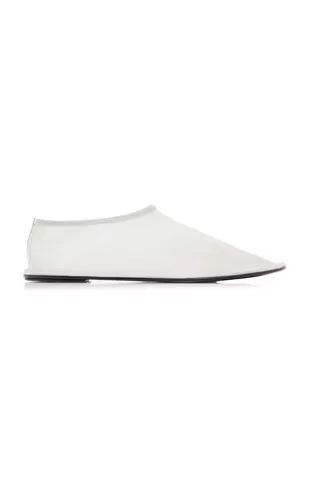 The Row - White Mesh Flats