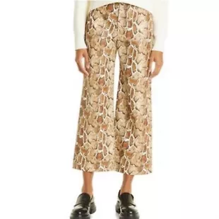 Proenza Schouler - Snake-Effect Faux Leather Straight-Leg Pants