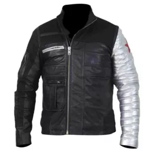 Echo Leather - Captain America Civil War Winter Soldier Jacket