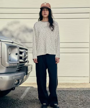 Fritur - Weaving Lace Track Pants