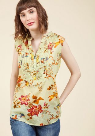 Modcloth - On Your Roam Time Cotton Tunic