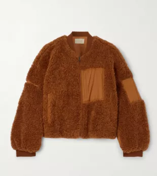 Ulla Johnson - Brown Teddy Fleece Jacket