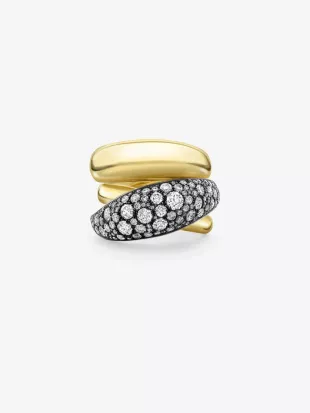 Jessica McCormack - Rush Hour Diamond & Gold Triple Take Ring