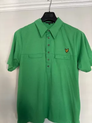 Lyle & Scott - Lyle & Scott vintage retro 6 button polo