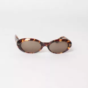 Gucci - Vintage 90S Tortoise Shell Oval Sunglasses