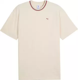 Puma - Alpine Snow Striped Neck T Shirt
