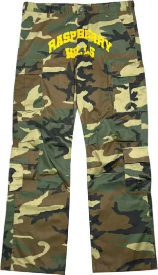 Gold+Vintage - Green Camo Raspberry Hills Cargo Pants