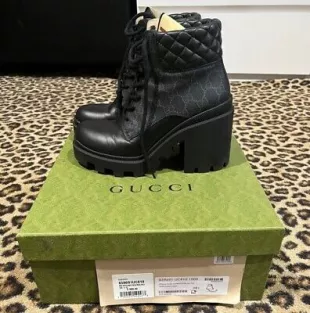 Gucci - Gucci Black Combat Boots