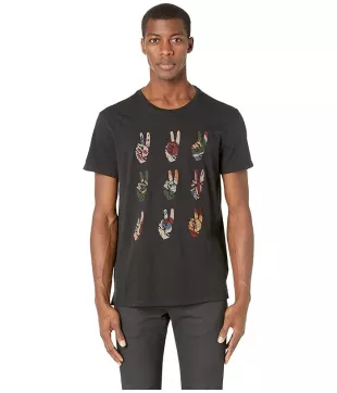 John Varvatos - Multi Peace Hand Tee