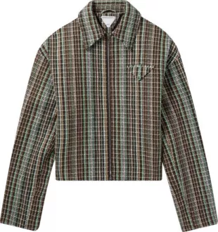 Bottega Veneta - Multicolor Woven Check Jacket