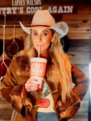 The American Jackets - Whataburger Collaboration Lainey Wilson Faux Fur ...