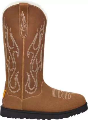 UGG x Gallery Dept. - Brown Shearling Lined Cowboy Boots