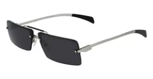 ferragamo - Black Frameless Rectangle Sunglasses
