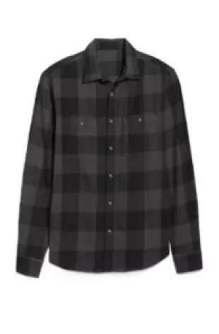 Gap - Regular-Fit Plaid Flannel Shirt