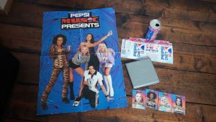 spice girls pepsi poster.can. 2 litre bottle sleeve. Pepsi cds. 4 x ...