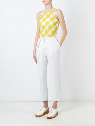 Stella McCartney - 'Transparent Check' Top