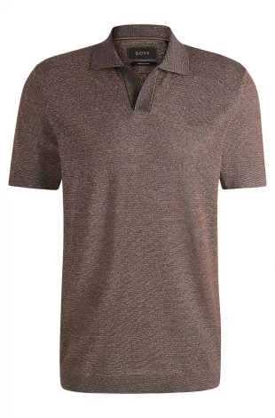 boss - Parson Cotton, Linen & Silk Polo