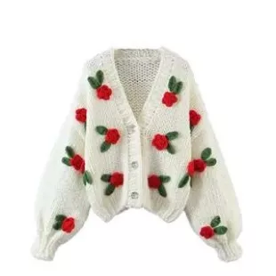 Kblk-Jay - 3D rose Sweater