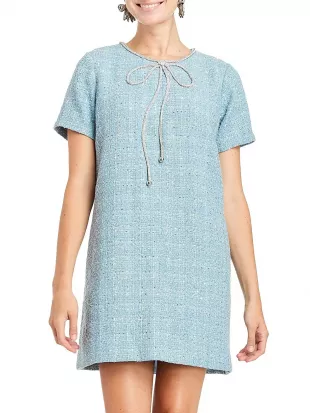 Mestiza New York - Ainslee Tweed Shift Minidress