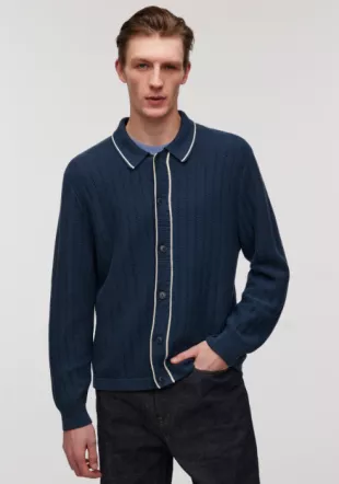 Madewell - Button-Up Long-Sleeve Polo Shirt