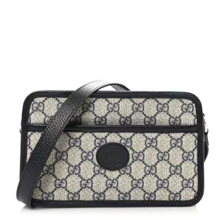 Gucci - GG Monogram Crossbody Canvas Camera Bag