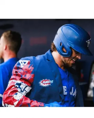 The UsaSuits - Toronto Blue Jays 2025 Home Run Jacket
