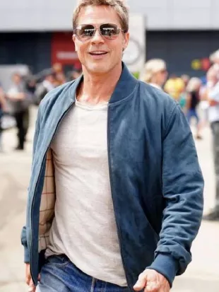 Wilson Jackets - F1 The Movie 2025 Brad Pitt Bomber Jacket