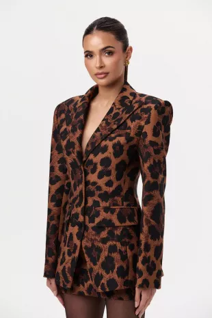 Naked Wardrobe - Suiting Power Shoulder Blazer