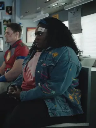 all american jacket - Peacemaker S02 Leota Adebayo Denim Jacket