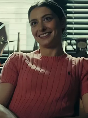 Stardom Jackets - Smoke S01 Mackenzie Cardwell Pink Knitted Sweater