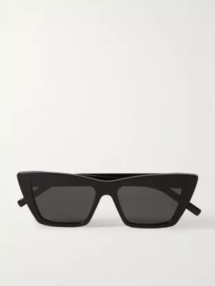 Saint Laurent - YSL Acetate Cat-Eye Sunglasses