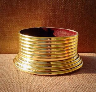 ZuluBeads - Traditional Ndebele Neck Ring/chokers(Idzila) in gold or ...