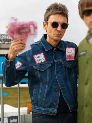 Oasis Murrayfield Noel Gallagher Denim Jacket - Oasis Murrayfield Noel ...