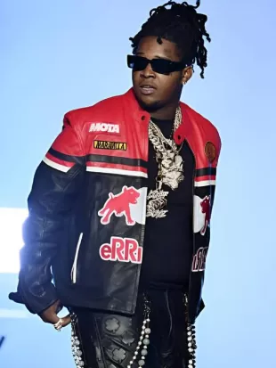 Vanson JACKETS - Rapper YTB Fatt Performance YFN Lucci Leather Jacket