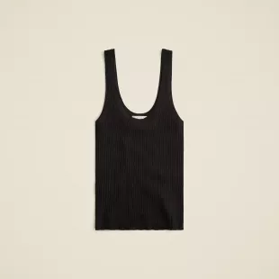 J. Crew - Featherweight Cashmere Ribbed Tank Top