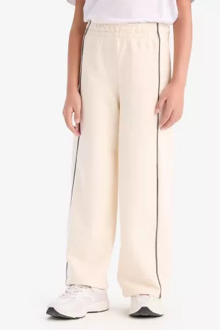 Zara - Cream Track Pants