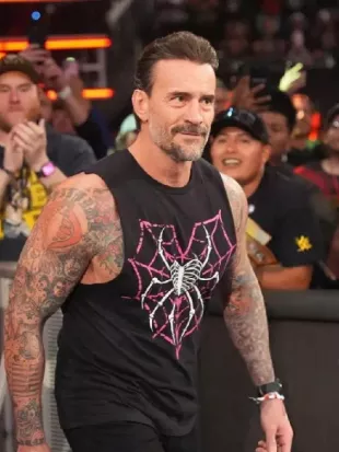 The Jacket Spot - CM Punk Monday Night RAW 2025 Black Tank Top