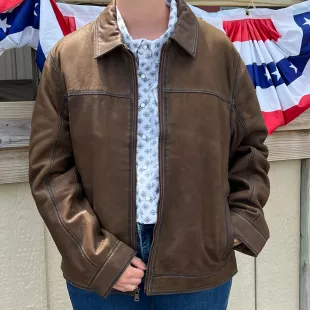 Scully - Brown Leather Jacket