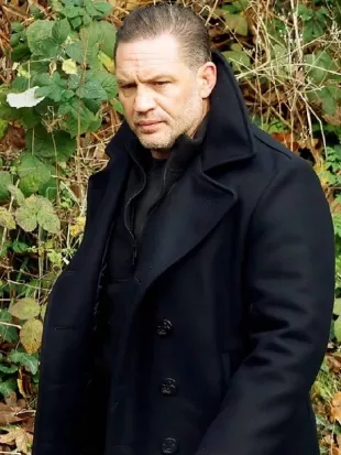 The Jacket Spot - MobLand Tom Hardy Black Wool Coat