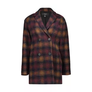 Mango - Checked Coat
