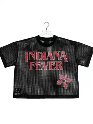Hit Jacket - Indiana Fever Stranger Things Demoregame Sporty Mesh Jersey